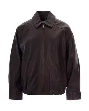 MAX MARA MAX MARA Leather Bomber Jacket
