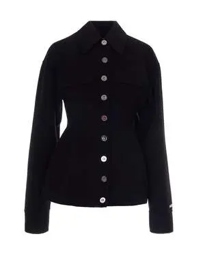 Sportmax Tailored Button-front Jacket With Pointed Collar - Nero