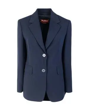 Max Mara Tailored Single-breasted Blazer - Blu
