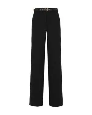 Max Mara Belted Wide-leg Trousers - Nero