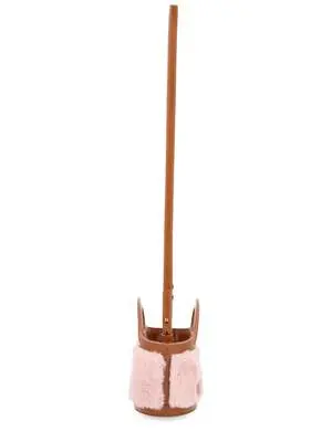 Marni Mini Bucket Bag With Faux Fur Trim