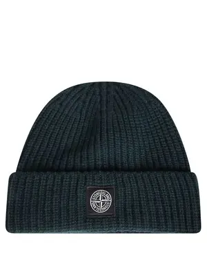 Stone Island Beanie Hat - Verde