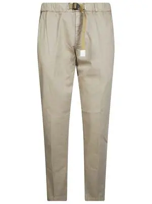 WHITE SAND Gabardine Pants - Beige