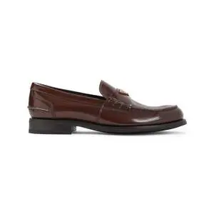 Prada Brushed Leather Loafers