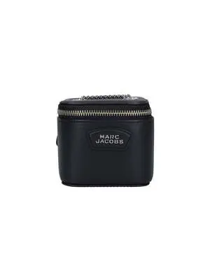 Marc Jacobs Split Cow Leather Bag With Polyurethane Coating - Black