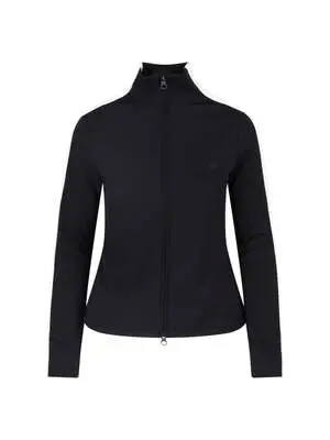 COURREGES Zip-front Track Jacket With Contrast Detailing