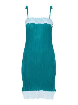 Chloé Wool Dress With Lace Detailing