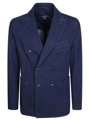 CIRCOLO 1901 Double Breasted Denim Jacket