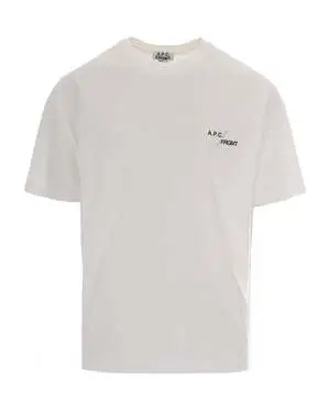 A.p.c. Graphic Cotton T-shirt - Aab White