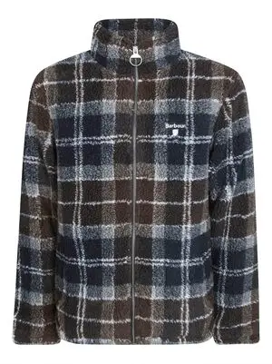 Barbour Tartan Fleece Zip-through - Blu