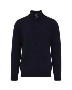 Barbour Half-zip Wool Sweater