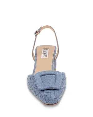 Badgley Mischka Yaneli Slingback Pumps - Light Denim