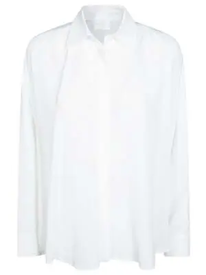 DONDUP Dondup Oversized Silk-Blend Crepe Of Chine Shirt