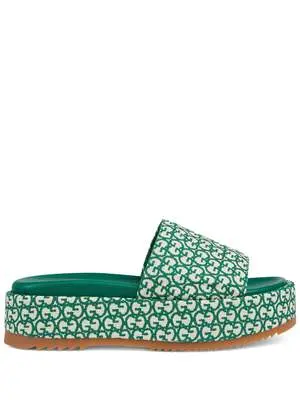 Gucci Gg Platform Slide Sandals