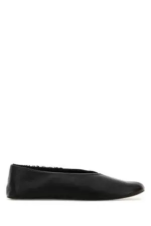 THE ROW Luxurious Lamb Nappa Leather And Shearling Slipper