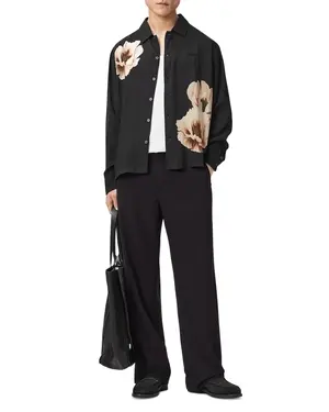 ALLSAINTS Floraison Floral Graphic Shirt