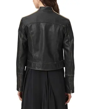 ALLSAINTS Tiggy Leather Biker Jacket