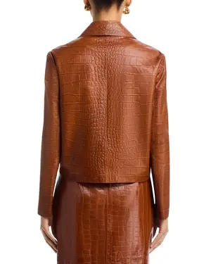 ARMA Emy Embossed Leather Jacket