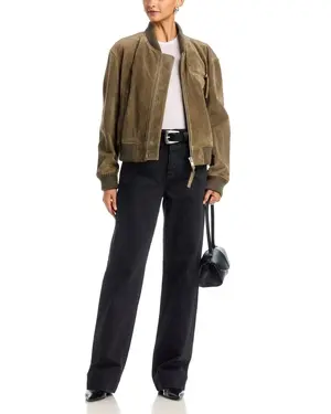 ARMA Gritty Suede Bomber Jacket