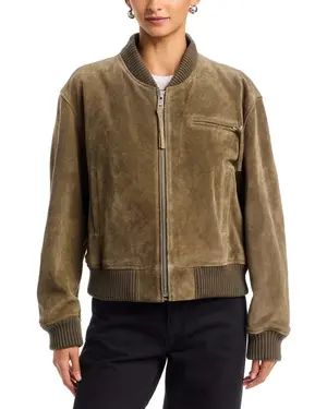 ARMA Gritty Suede Bomber Jacket