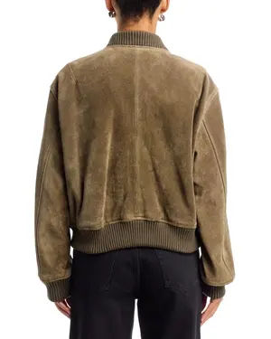 ARMA Gritty Suede Bomber Jacket