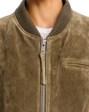 ARMA Gritty Suede Bomber Jacket