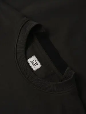 C.P. COMPANY Cotton Crewneck Sweater - Black