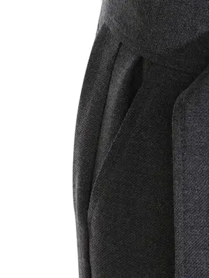 Brunello Cucinelli Wool Belted Midi Skirt