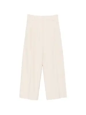 Brunello Cucinelli Cotton Wide-leg Trousers