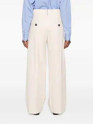 Brunello Cucinelli Cotton Wide-leg Trousers