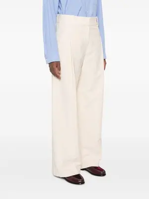 Brunello Cucinelli Cotton Wide-leg Trousers