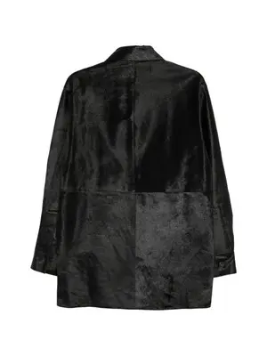 ALYSI Leather Overshirt