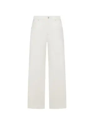 Brunello Cucinelli Cotton Wide-leg Trousers
