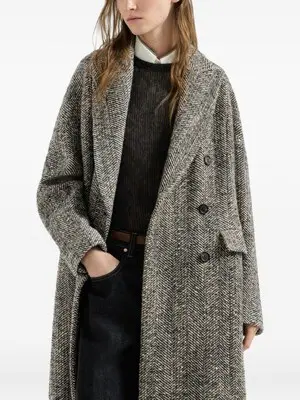 Brunello Cucinelli Wool Double-breasted Coat