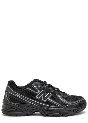 NEW BALANCE 740 Panelled Mesh Sneakers - Black