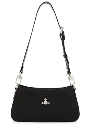 VIVIENNE WESTWOOD Tasha Twill Shoulder Bag - Black