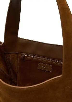 Saint Laurent Bea Suede Tote Bag
