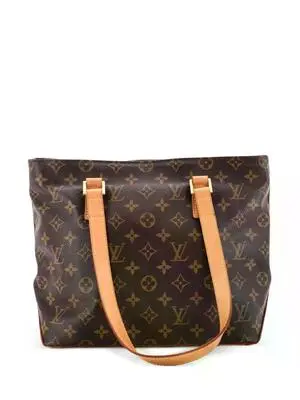 LOUIS VUITTON Cabas Piano Monogram Canvas Tote Bag - Brown