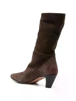 AQUAZZURA Suede Ankle Boots