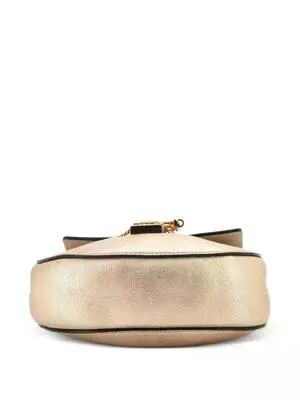 Chloé Drew Leather Mini Crossbody Bag - Gold