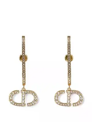 Dior Clair D Lune Crystal-embellished Drop Earrings