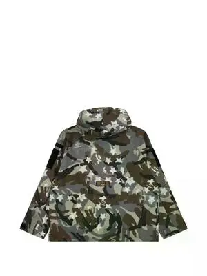 AAPE BY *A BATHING APE Moonface Camouflage-print Hooded Jacket