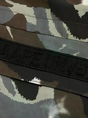 AAPE BY *A BATHING APE Moonface Camouflage-print Hooded Jacket