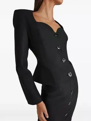 VIOLANTE NESSI L'eclaireur Sweetheart-neck Sculptural Blouse