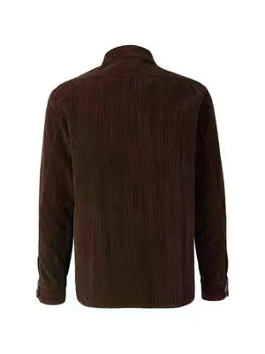 NINE:INTHE:MORNING Corduroy-texture Button-up Jacket - Brown