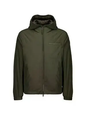 Moncler Austerin Hooded Short Down Jacket - Green