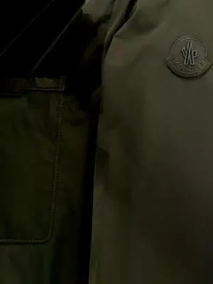 Moncler Austerin Hooded Short Down Jacket - Green