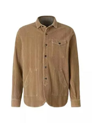 NINE:INTHE:MORNING Corduroy-texture Button-up Jacket - Neutrals