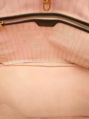LOUIS VUITTON 2019 Damier Ebene Neverfull Mm Tote Bag - Brown