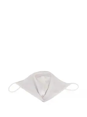 Isaia Prince Of Wales Check Face Mask - Blue